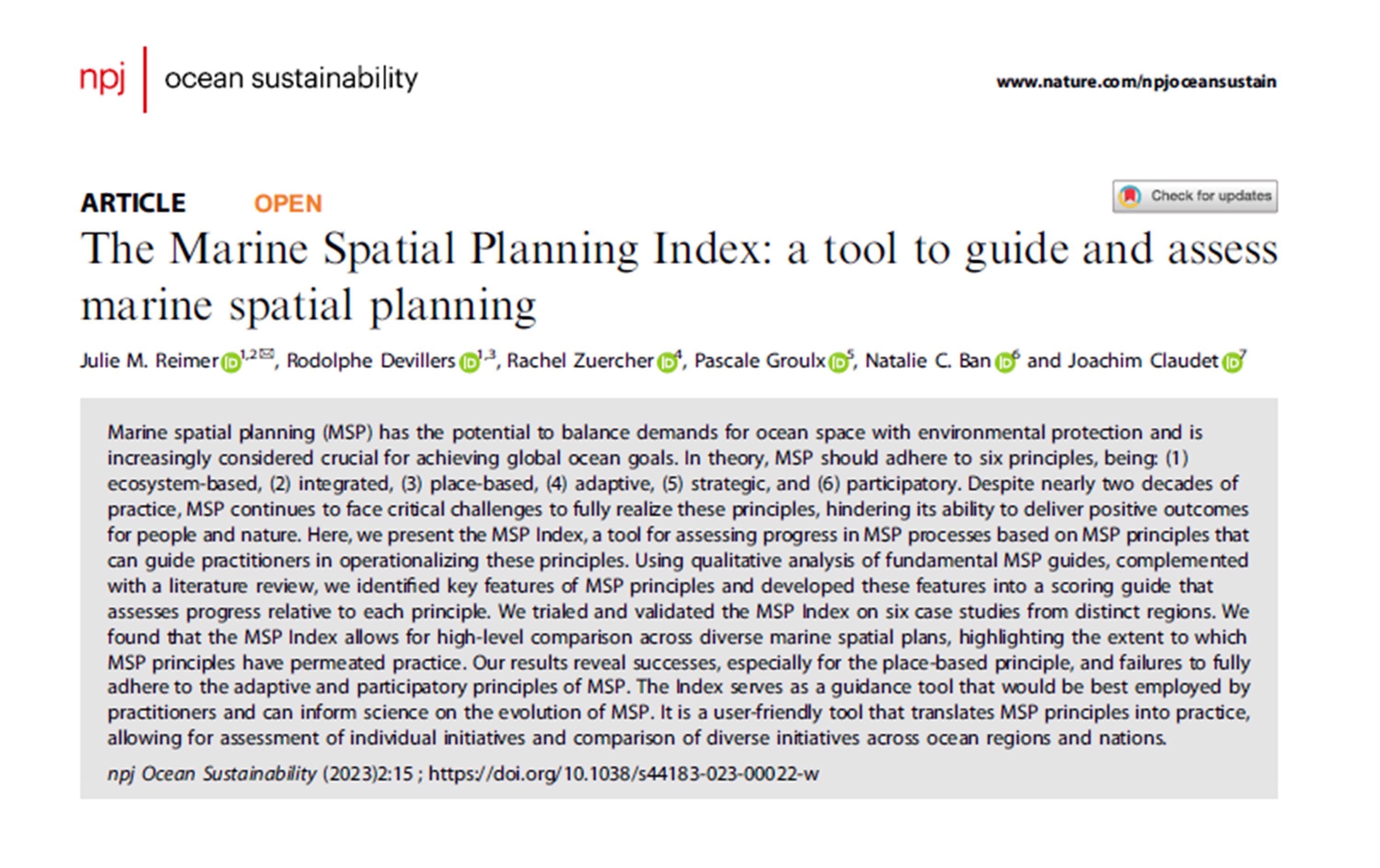 About – marine spatial planning index